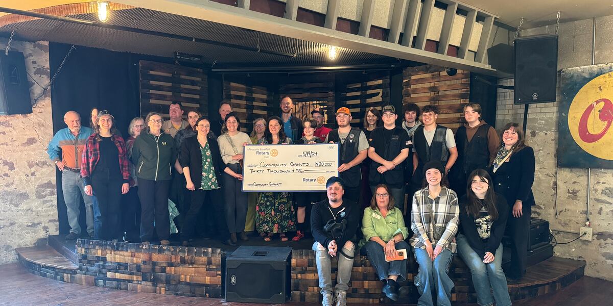 Marquette Breakfast Rotary Club provides $30,000 in grants Marquette Breakfast Rotary Club provides $30,000 in grants