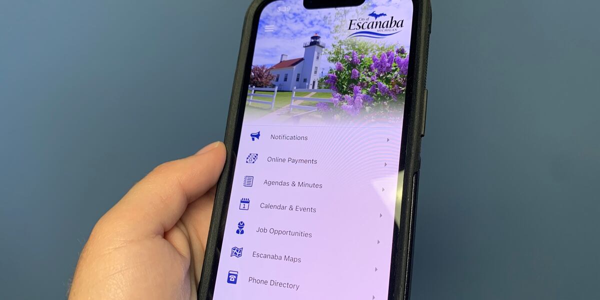 Escanaba launches new app for its residents Escanaba launches new app for its residents